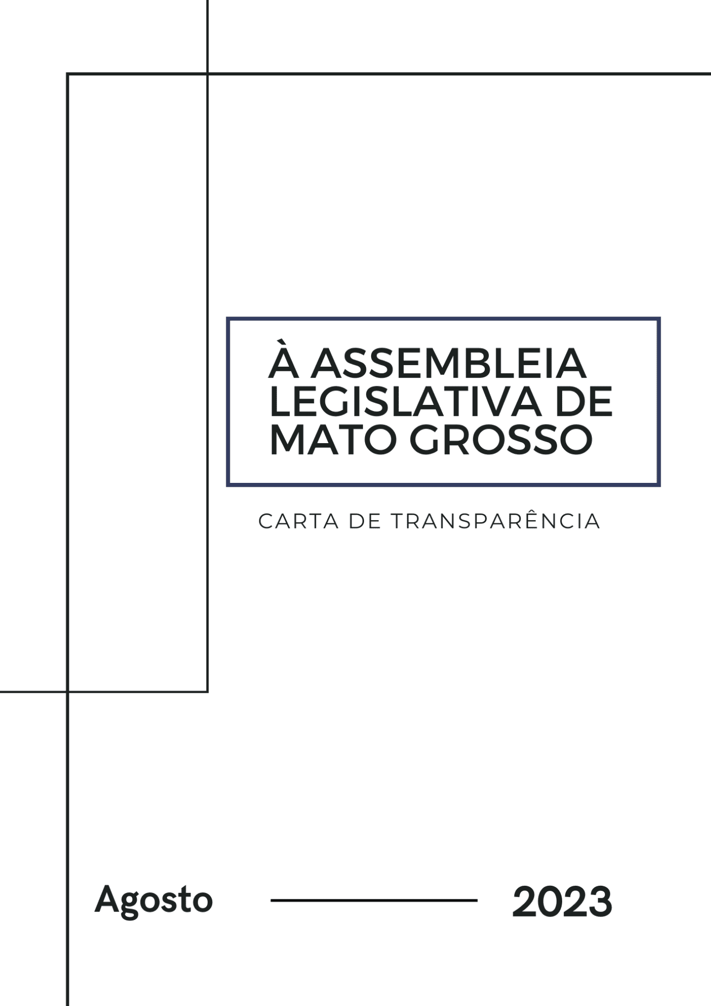 Carta de Transparência | ALMT | Observa MT